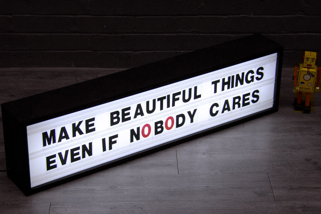 Cinema light up sign with changeable letters – Goodwin & Goodwin London ...