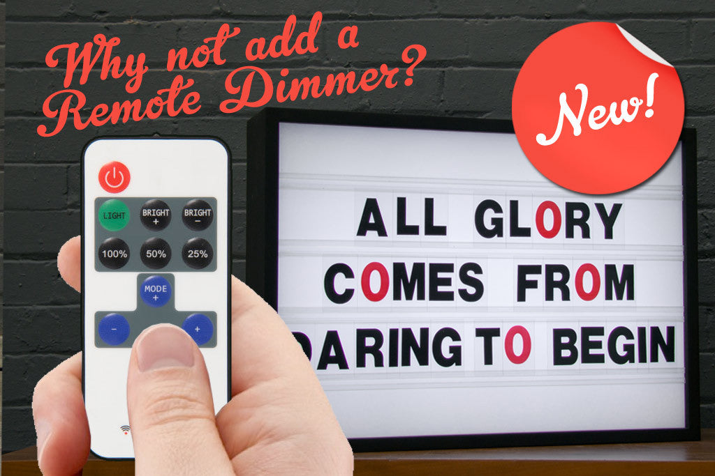 Cinema light up sign with changeable letters – Goodwin & Goodwin London ...