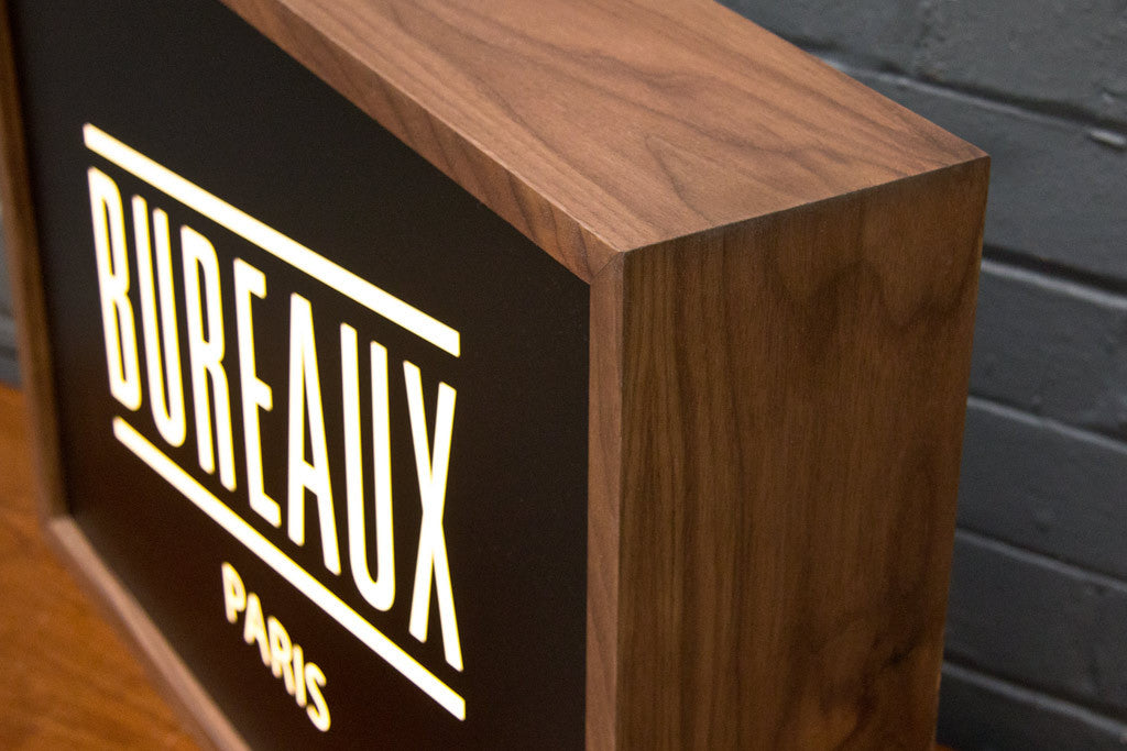 Wooden Light Box – Goodwin & Goodwin London Sign Makers