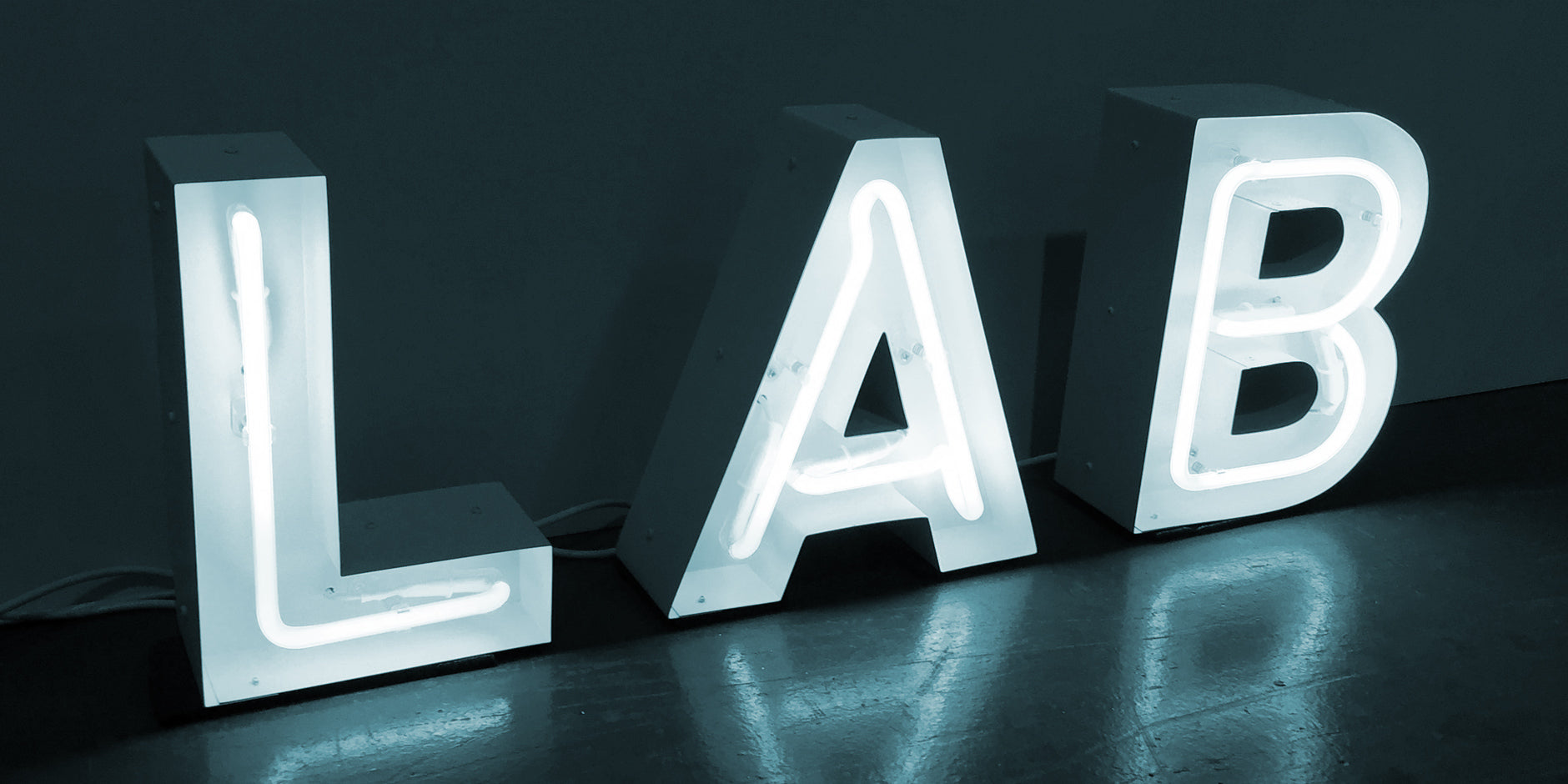 White Neon Channel Letters